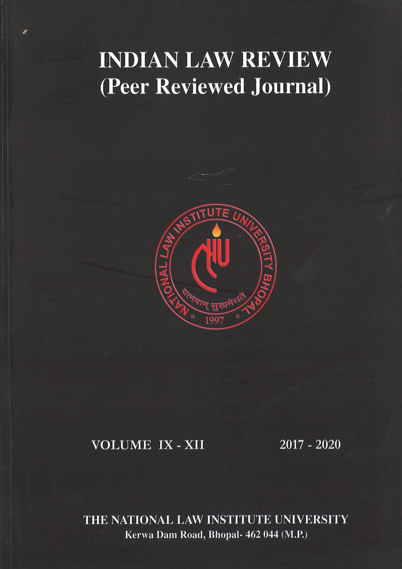 NLIU Journal of Labour and Employment Law | The National Law Institute ...